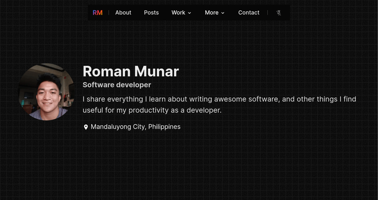 Roman Munar | Software Engineer